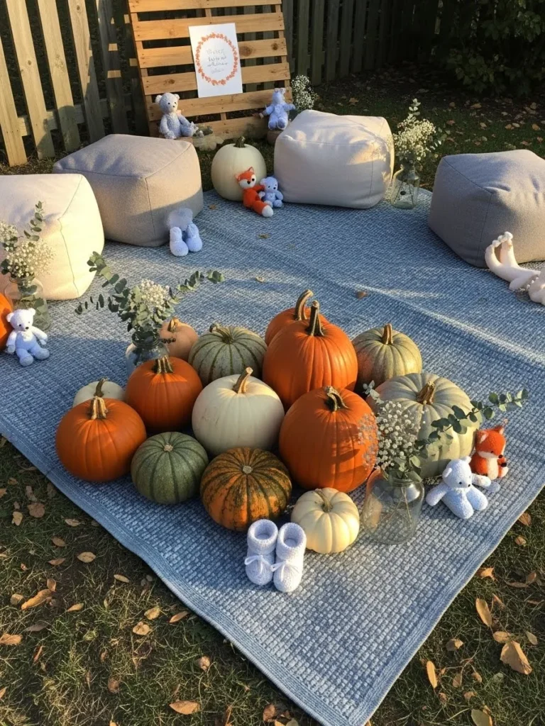 17 Cozy Little Pumpkin Baby Shower Ideas for a Boy